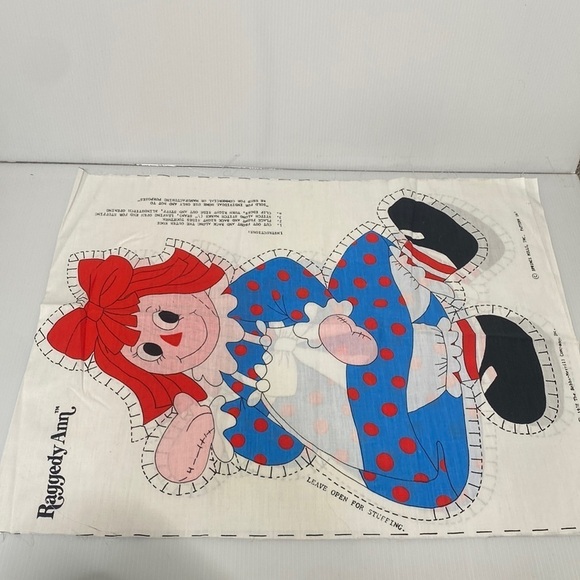 Vintage | Bedding | 7s Ragedy Ann Pillow Sewing Pattern Bobsmerrill ...